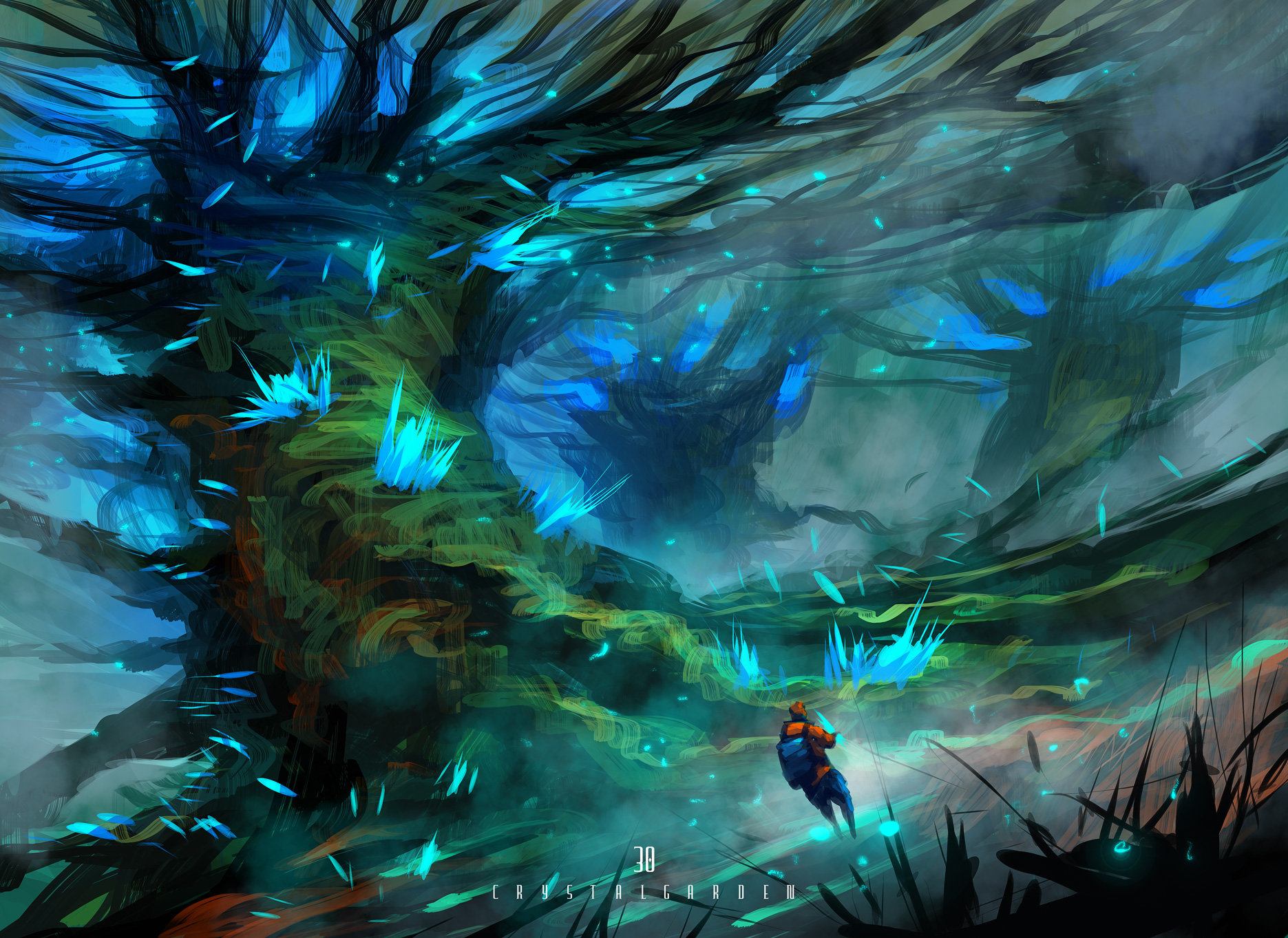 ArtStation - Crystal garden