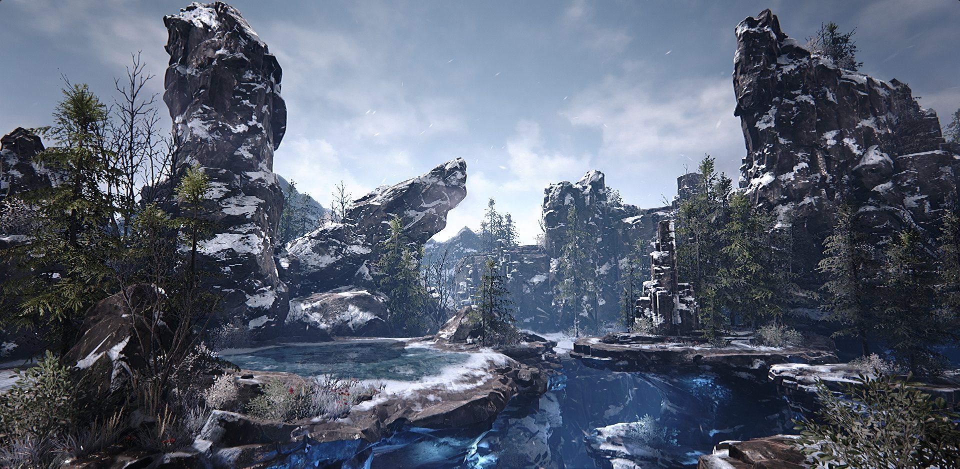 ArtStation - UE4 - Winter scene final