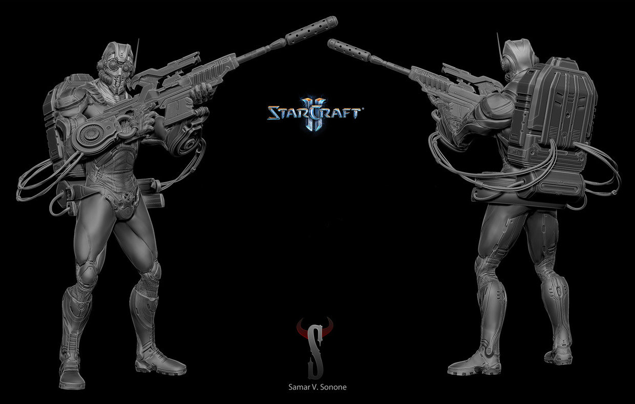 ArtStation - Starcraft Ghost fanart