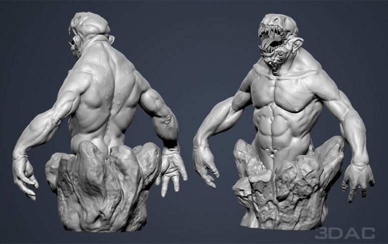 creature sculpt