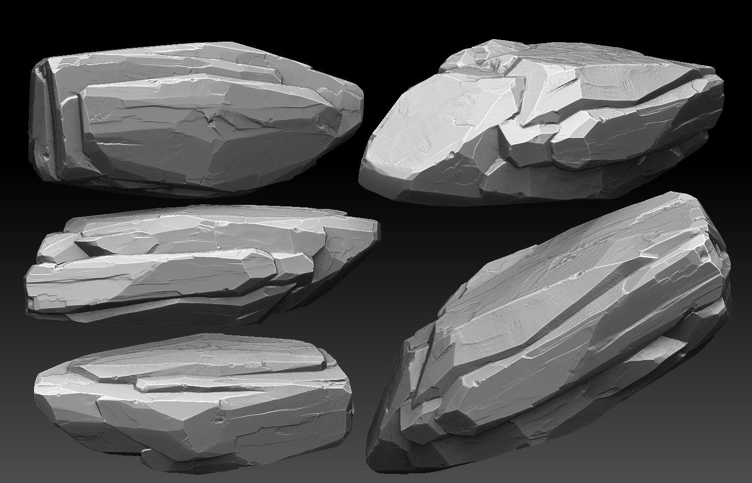 ArtStation - Rock Sculpt , Jesse Carpenter