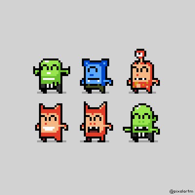 ArtStation - Pixel Art Monsters