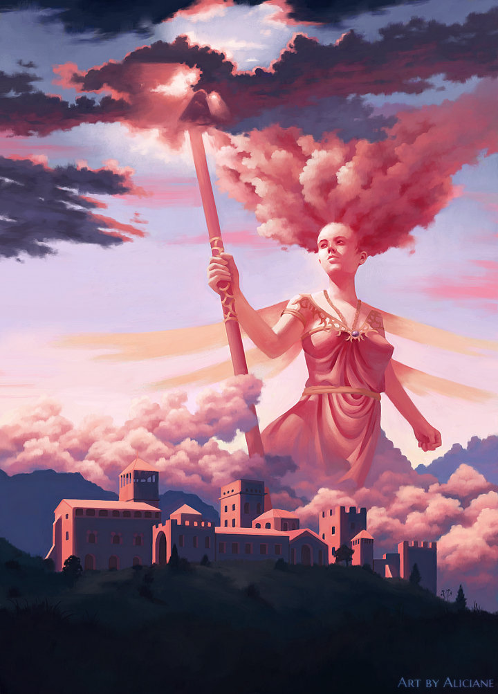 ArtStation - Nephelee, Nymph of Nebula