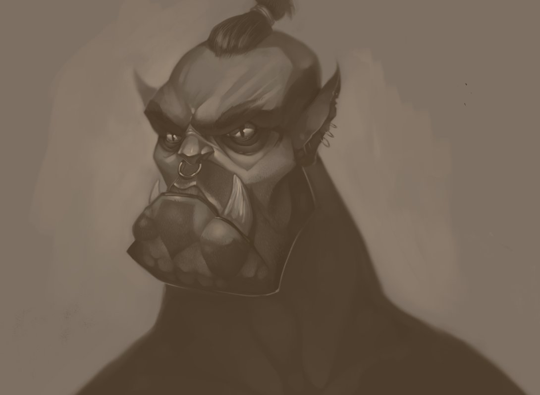 ArtStation - Orc Sketch