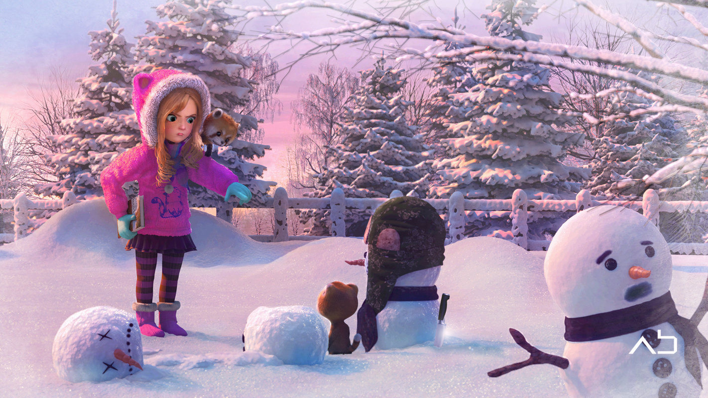 ArtStation - Snowtime murder, Leo Caresco