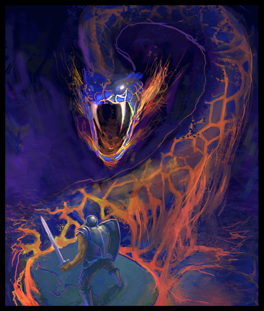 ArtStation - Magma Snake