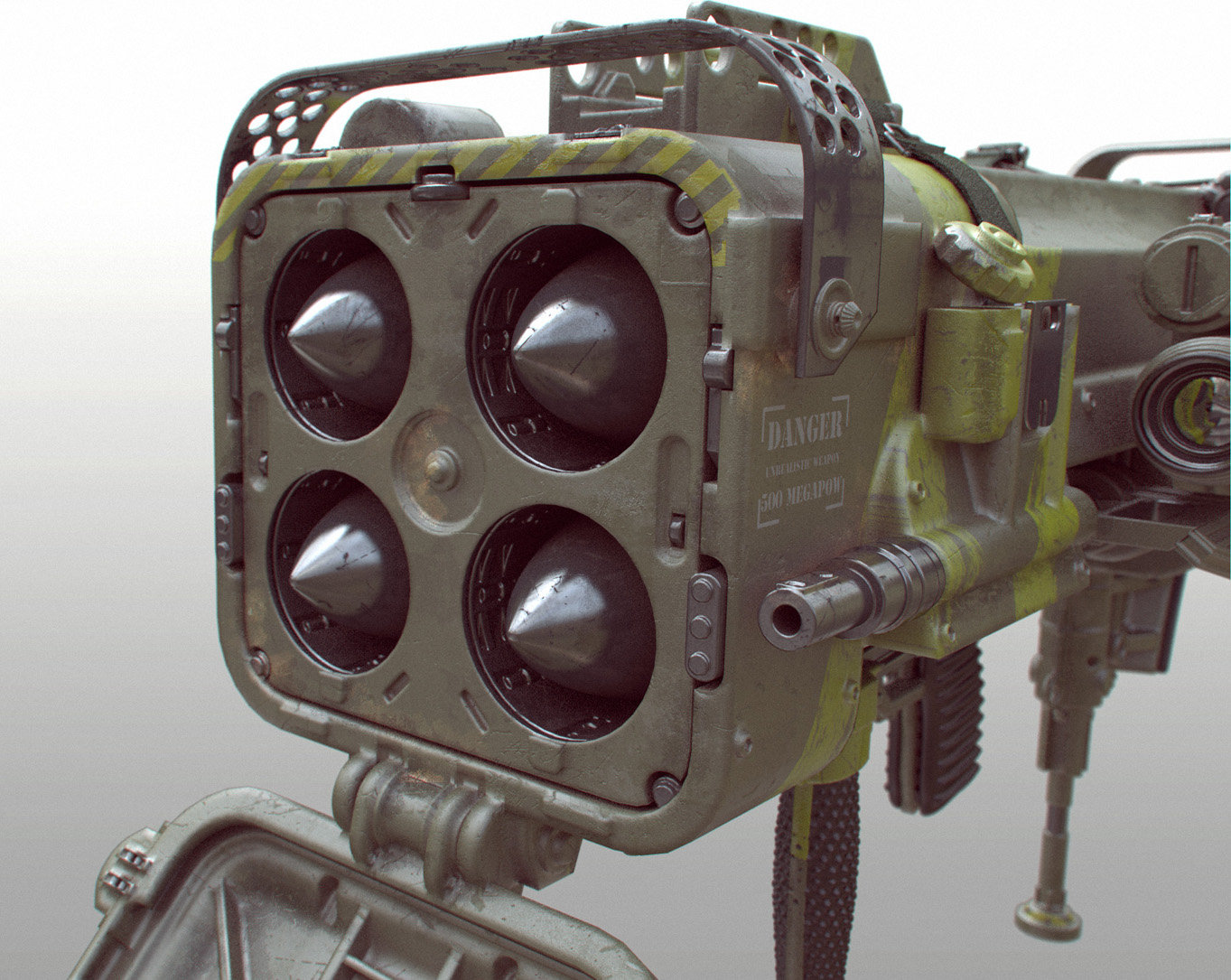 ArtStation - Scifi Rocketlauncher