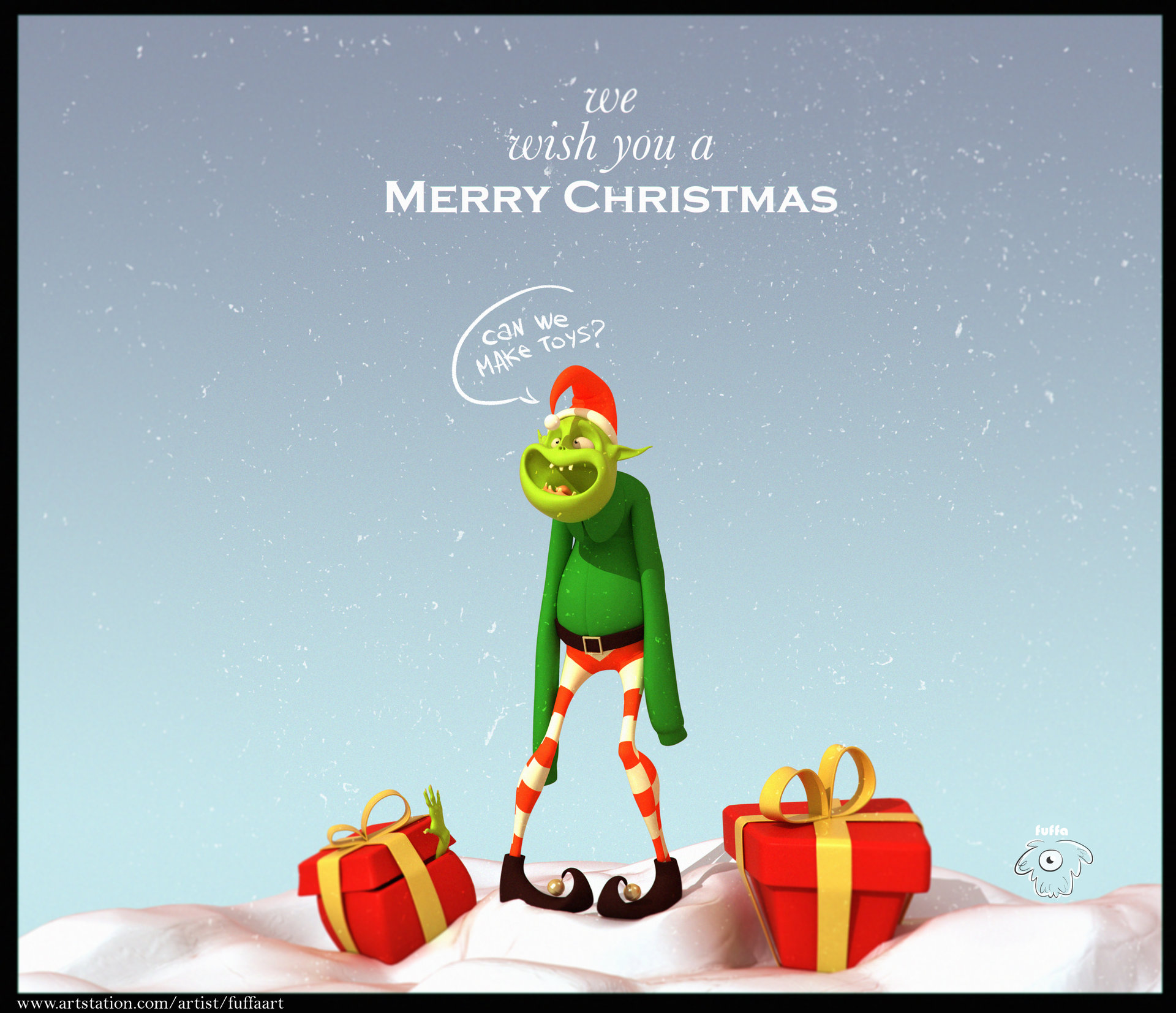 ArtStation - Glenn the zombie elf