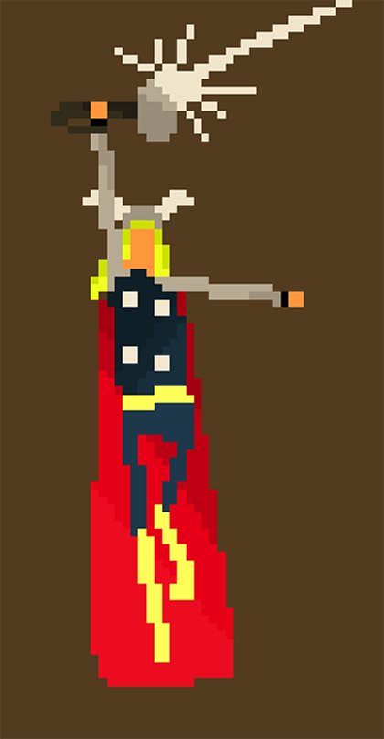 ArtStation - Pixel Thor