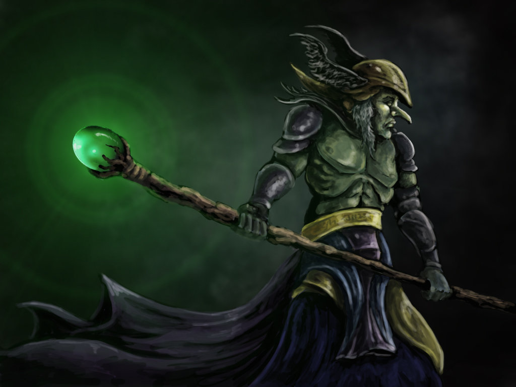 ArtStation - Wizard Troll Spitpaint