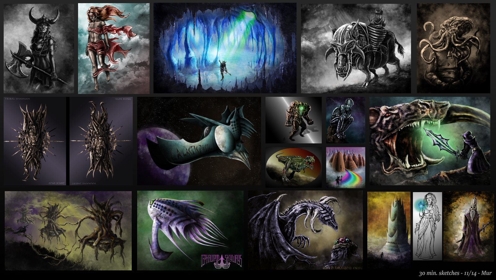 Christopher Murray - 30 minute sketches - 11/14