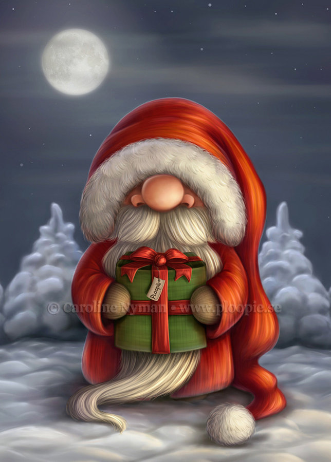 ArtStation - Little Santa with a Gift