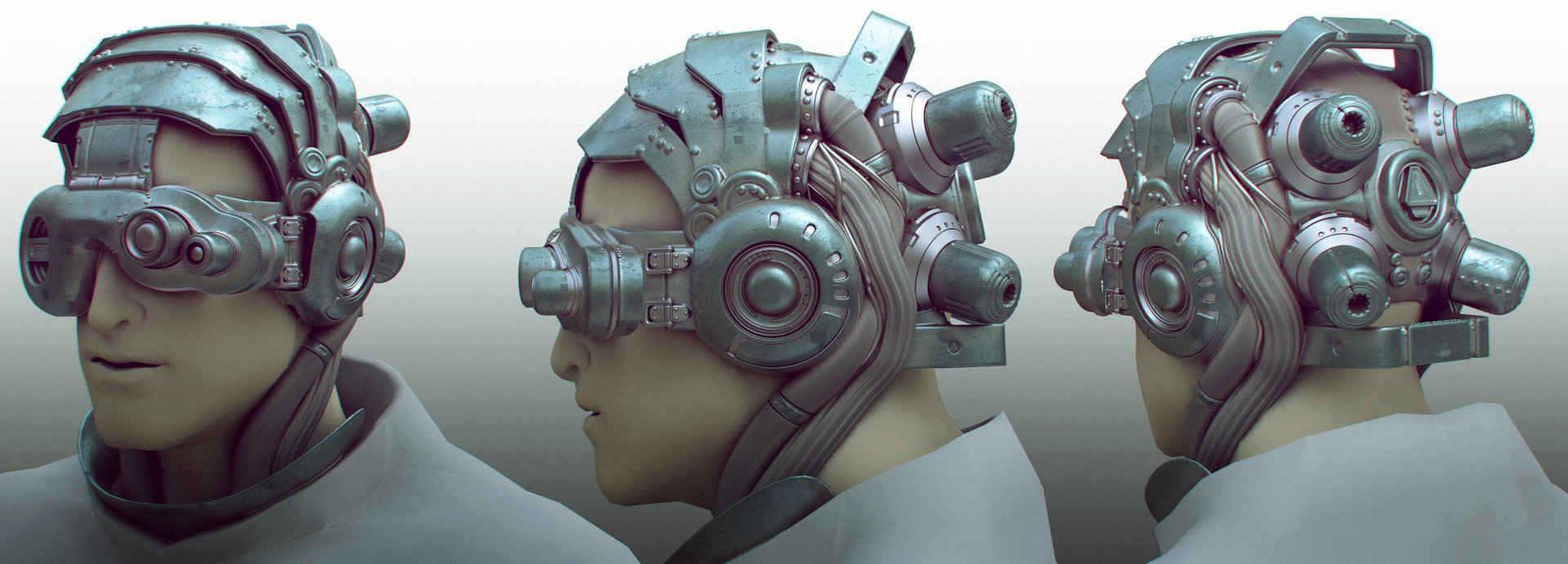 ArtStation - Scifi Headgear