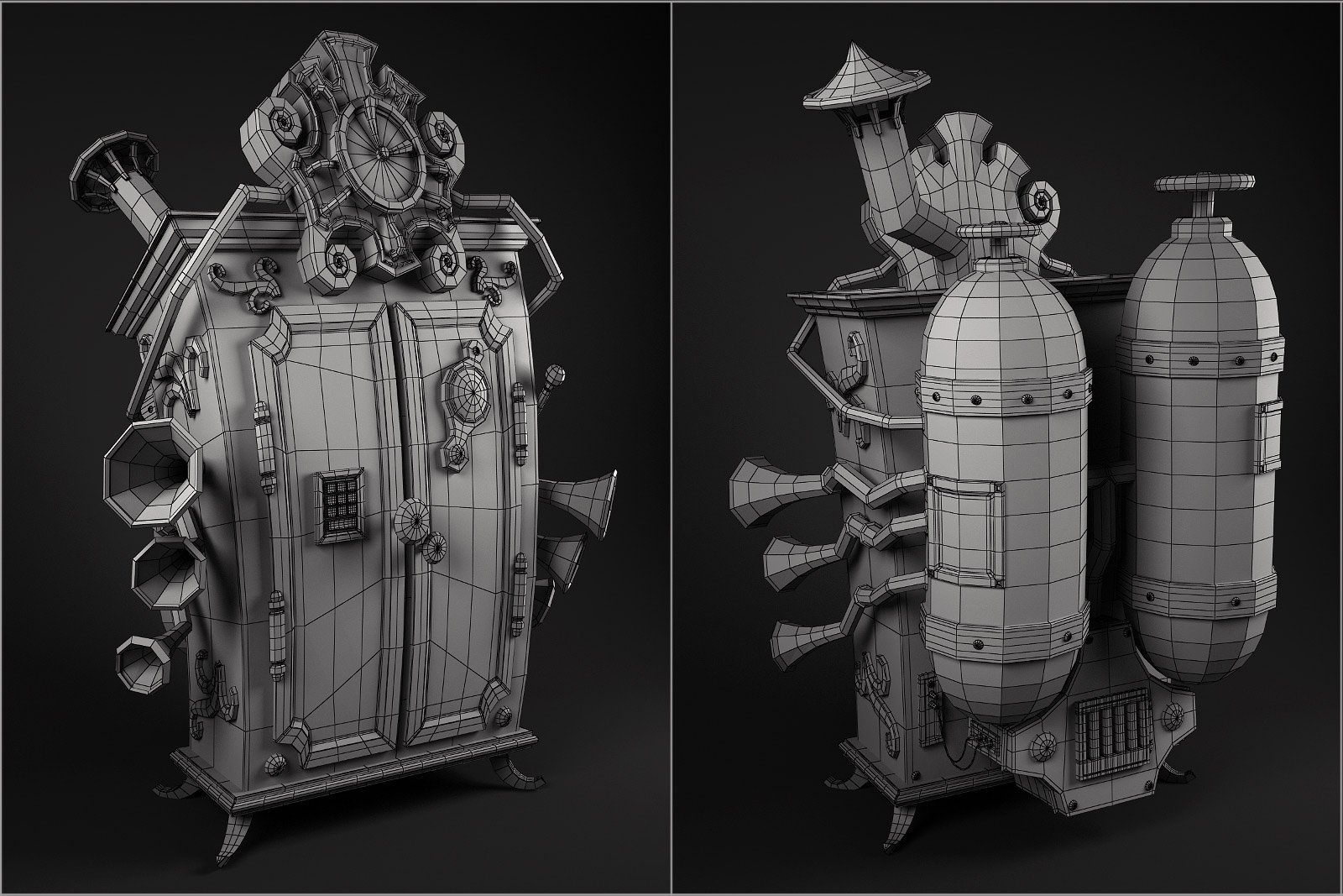 ArtStation - Time machine wire