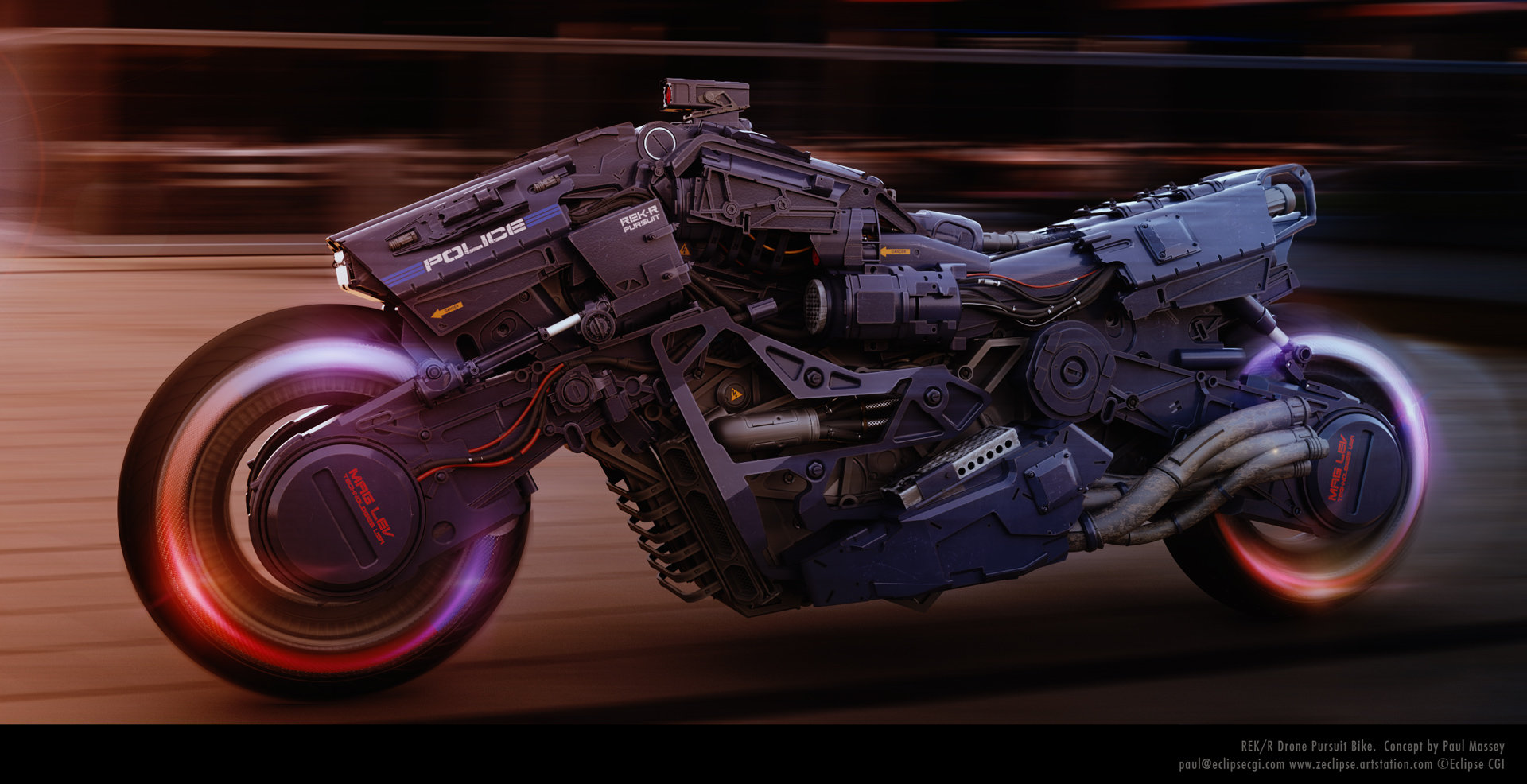 ArtStation - REK/R Pursuit Bike