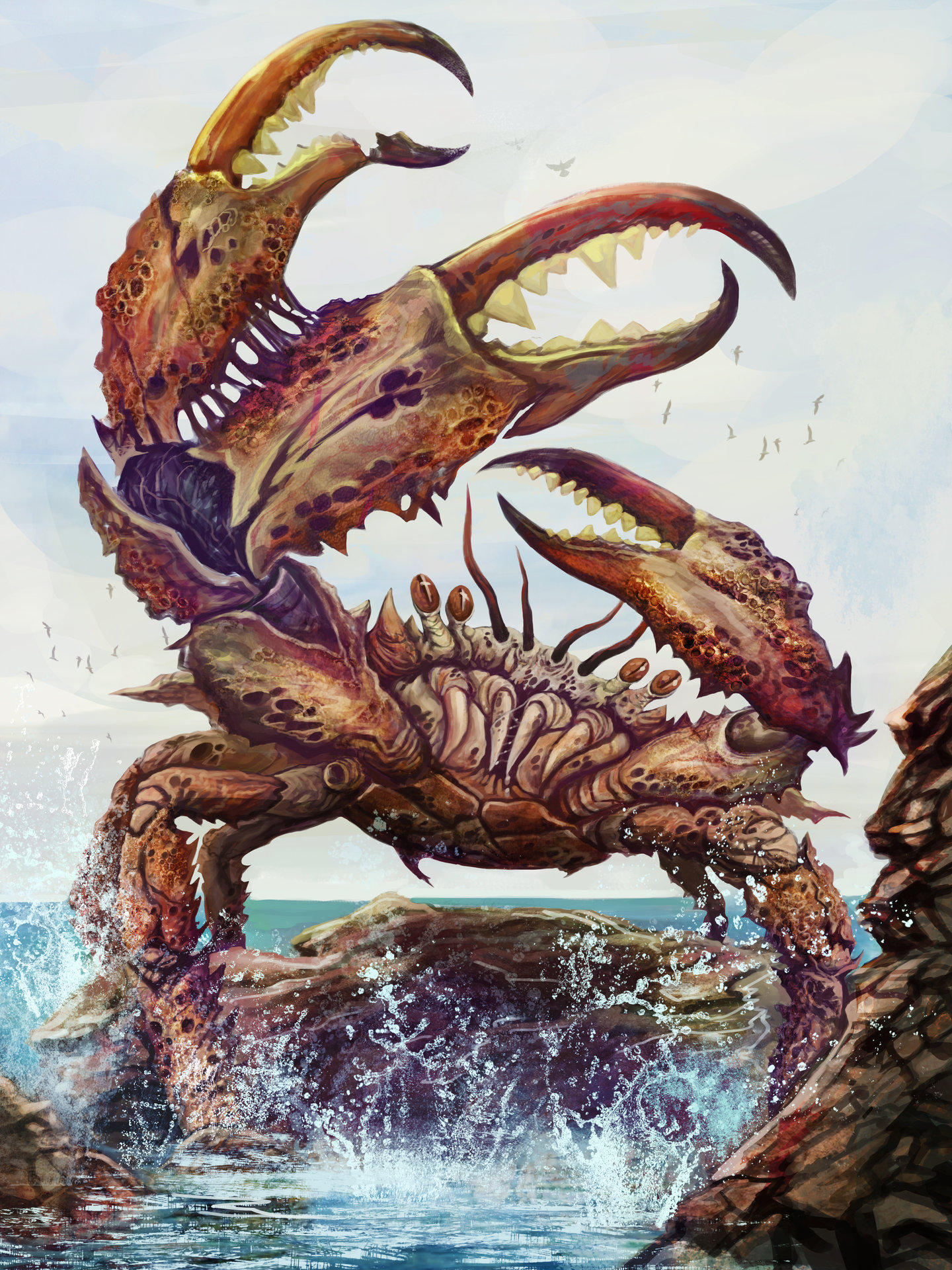 ArtStation - Card Art Illustration (Void Crab)