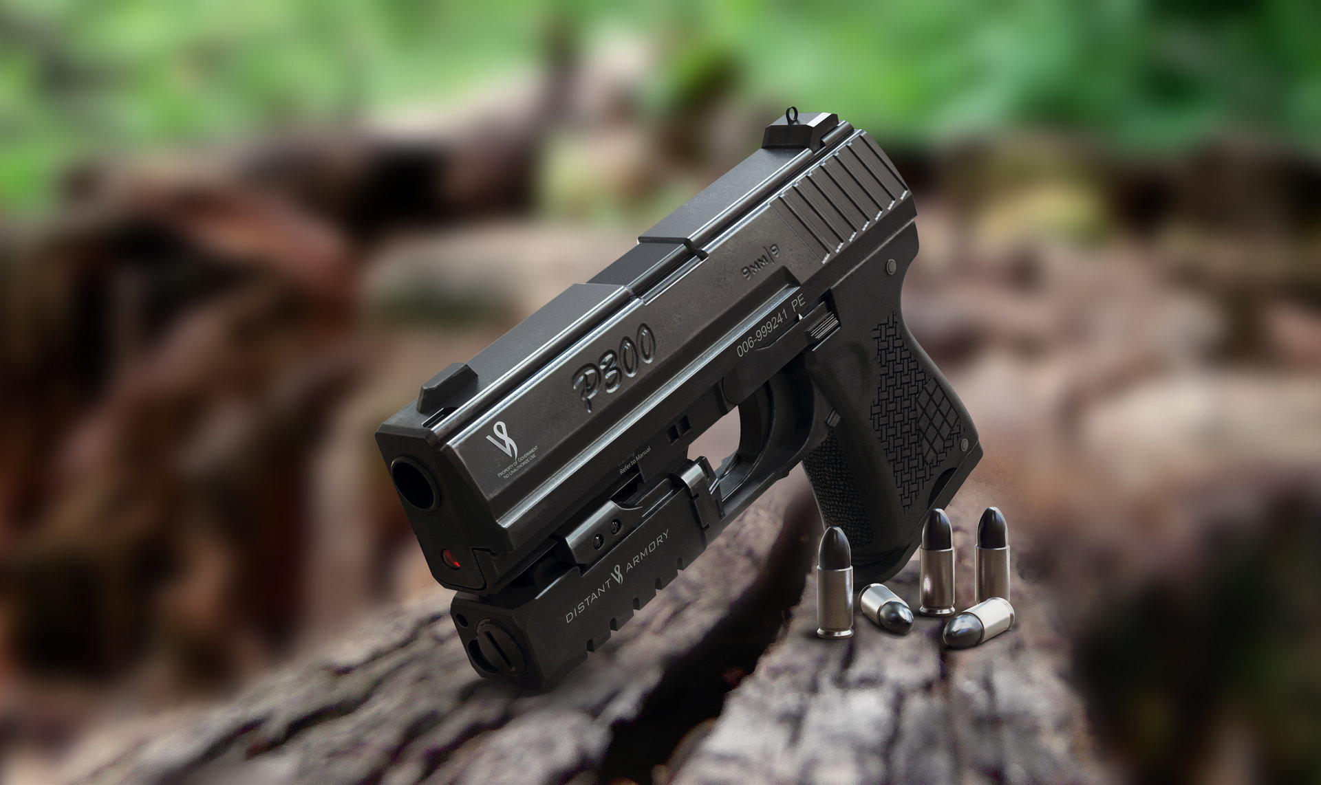 ArtStation - P300 9mm Handgun