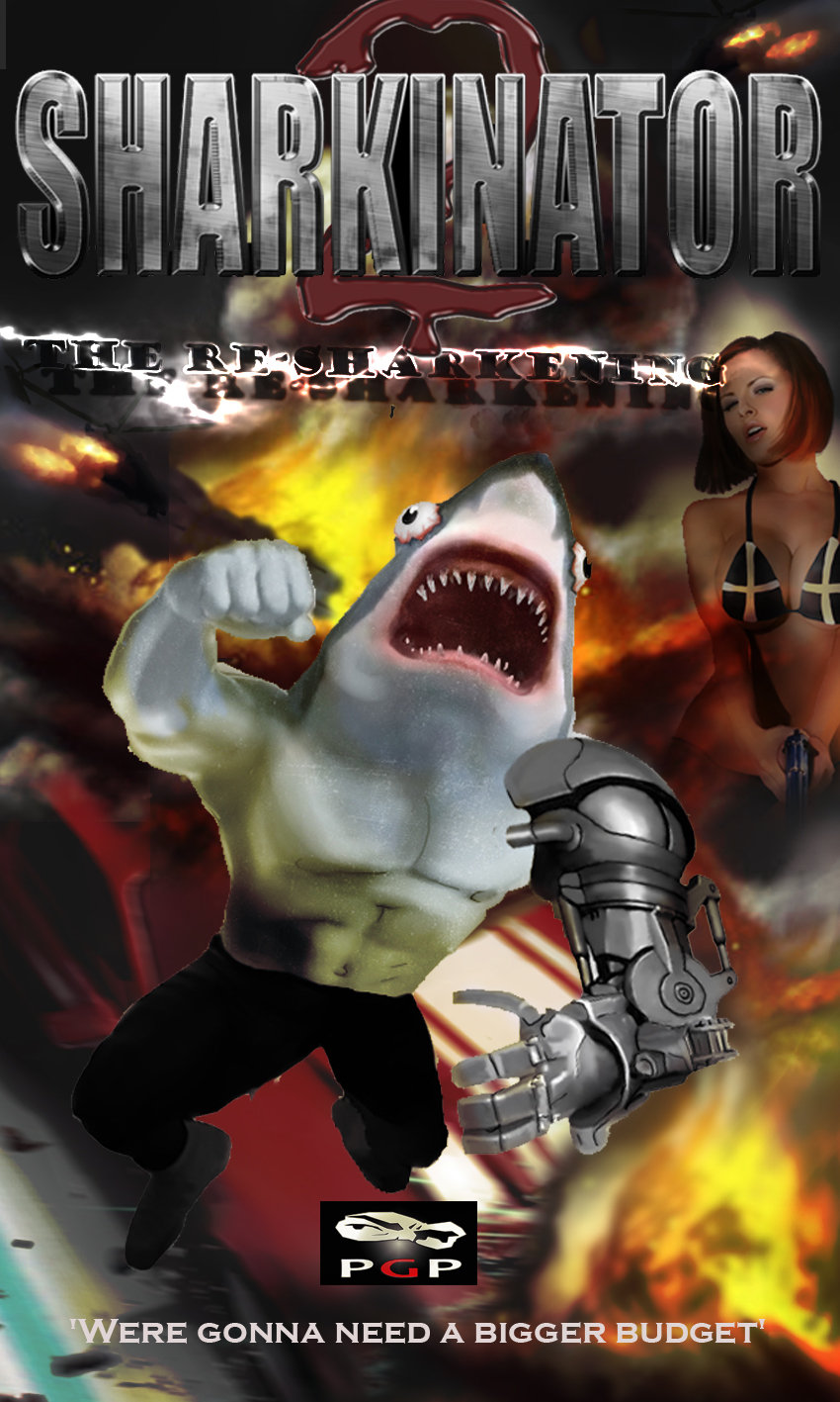 ArtStation - Sharkinator movie poster