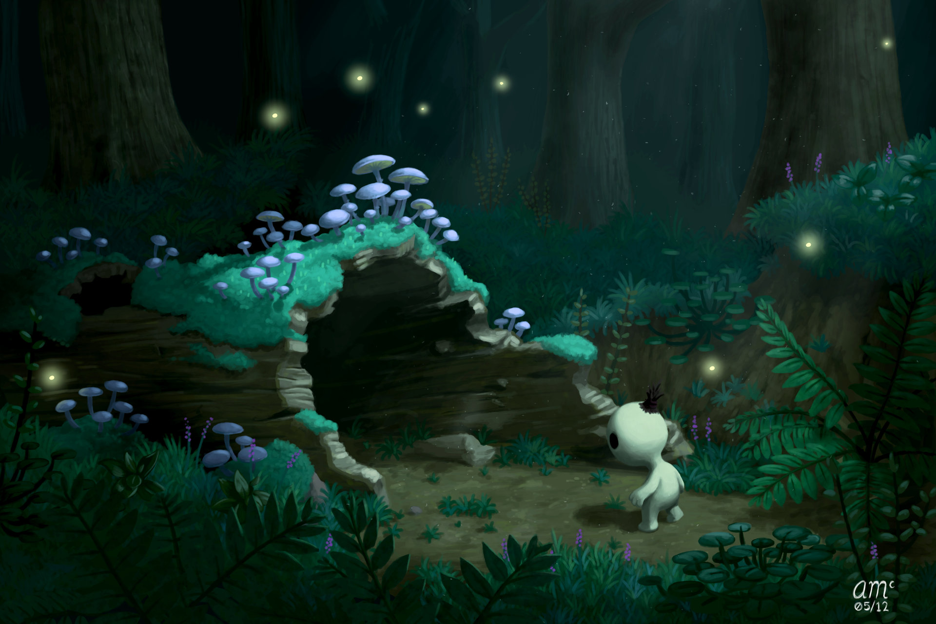 ArtStation - Hollow Log