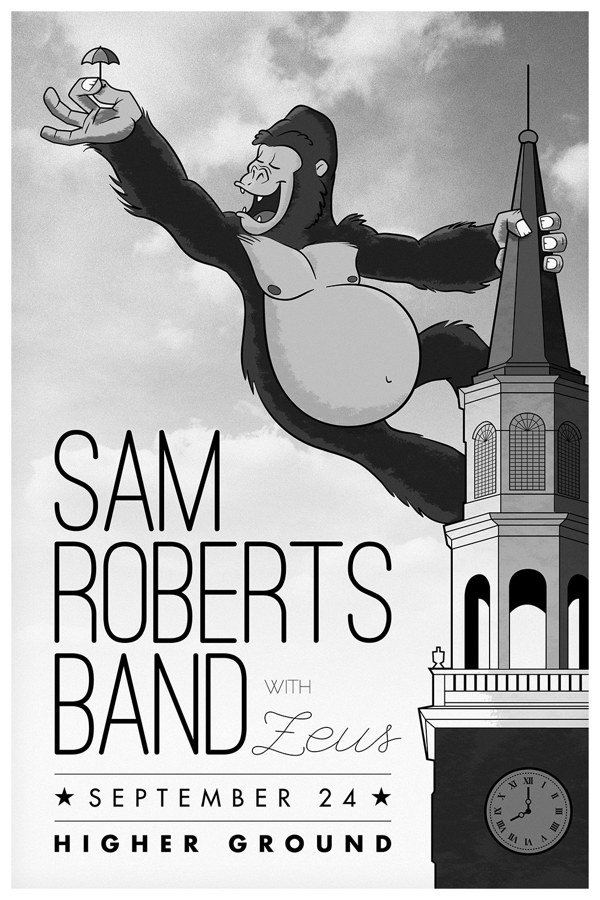 ArtStation - Sam Roberts Band Poster