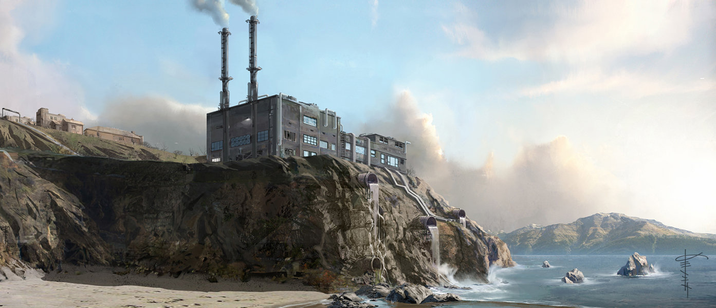 ArtStation - Black Ops I: Beach Cliff Base