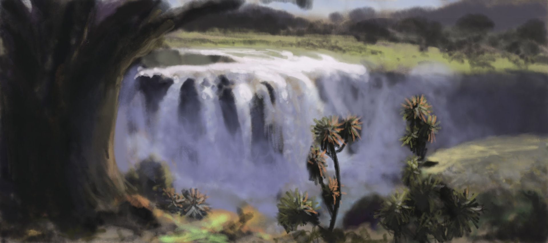 ArtStation - Rift Valley River Gorge