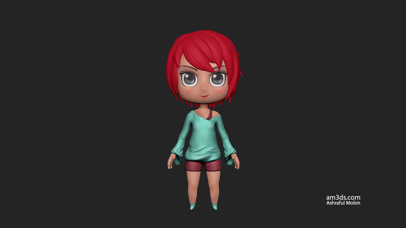 ArtStation - Chibi girl