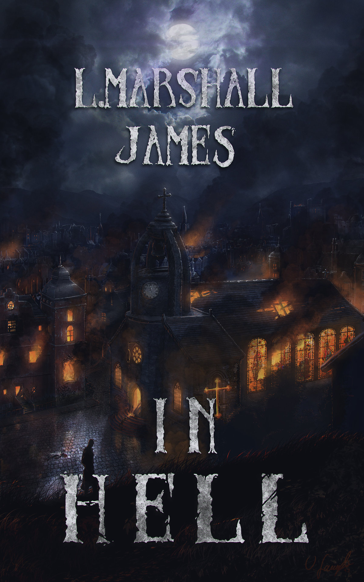 ArtStation - In Hell - Bookcover