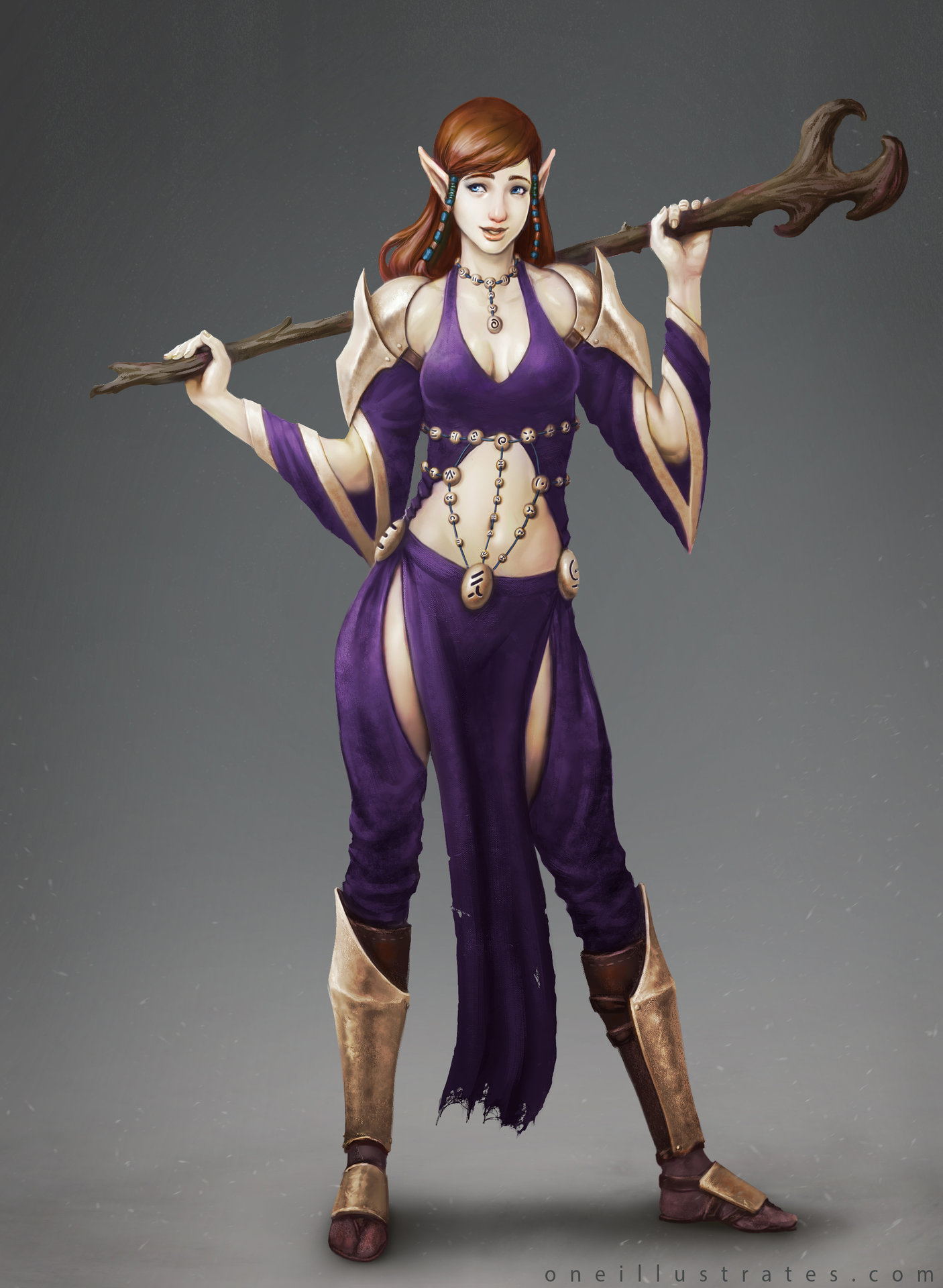 ArtStation - Elf Sorceress Concept