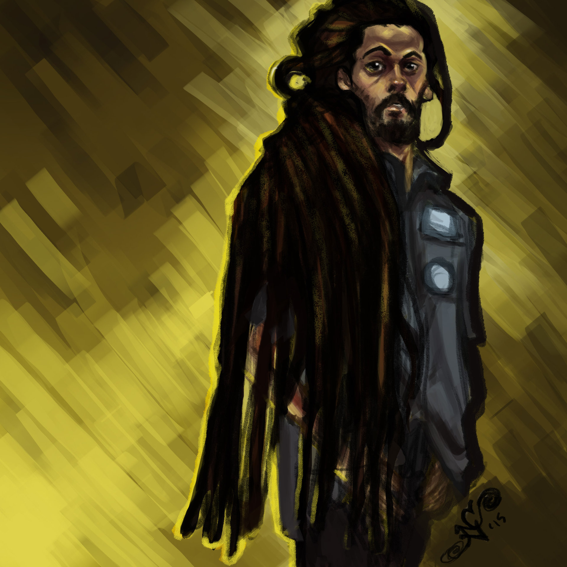 ArtStation - [Dreadlock Study] Damian "Jr. Gong" Marley