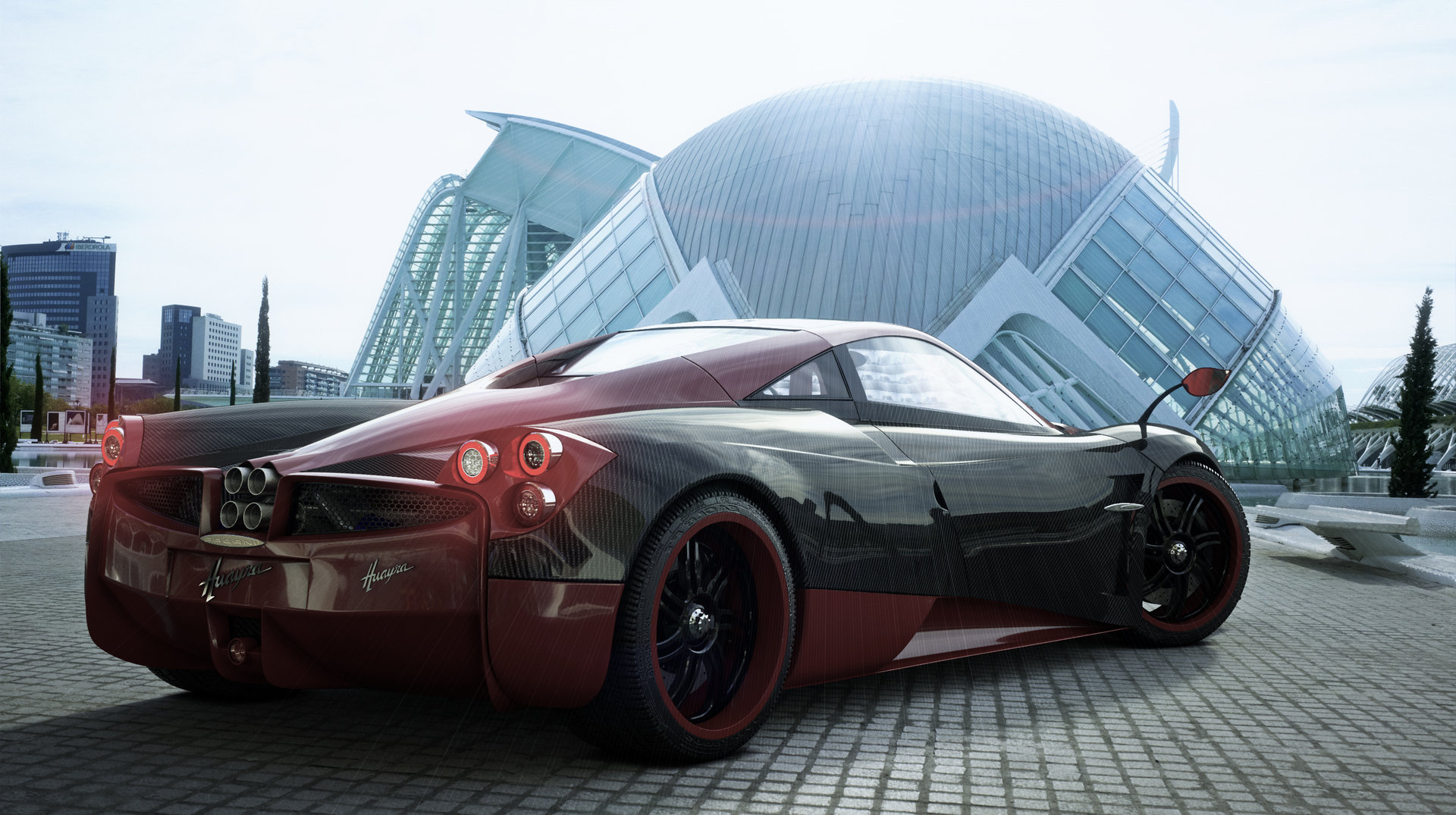 ArtStation - Pagani Huayra Rear