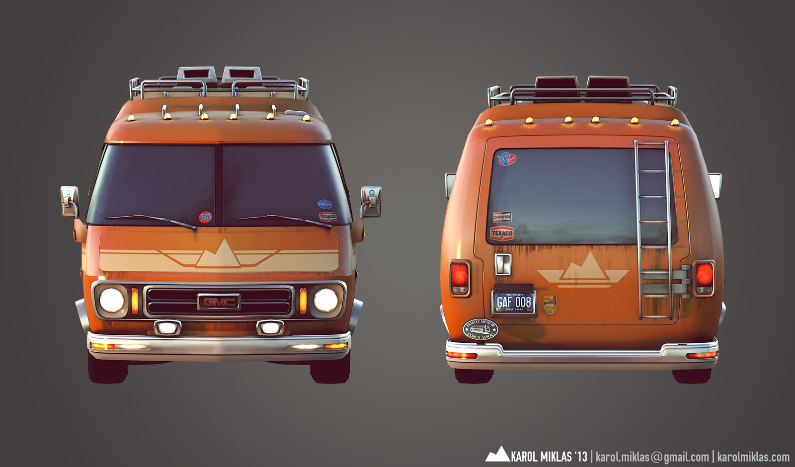ArtStation - Vancamper / GMC Motorhome Custom