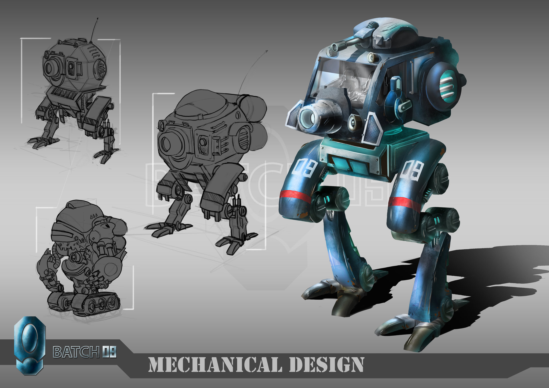ArtStation - Mechanical Design + Sketches