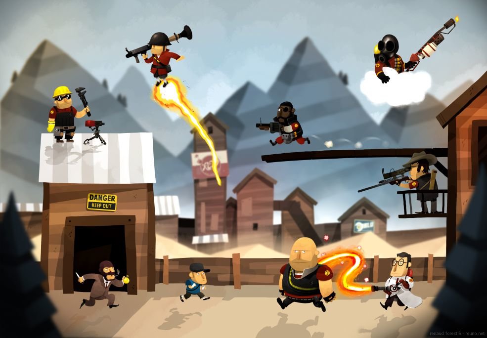ArtStation - Team Fortress 2