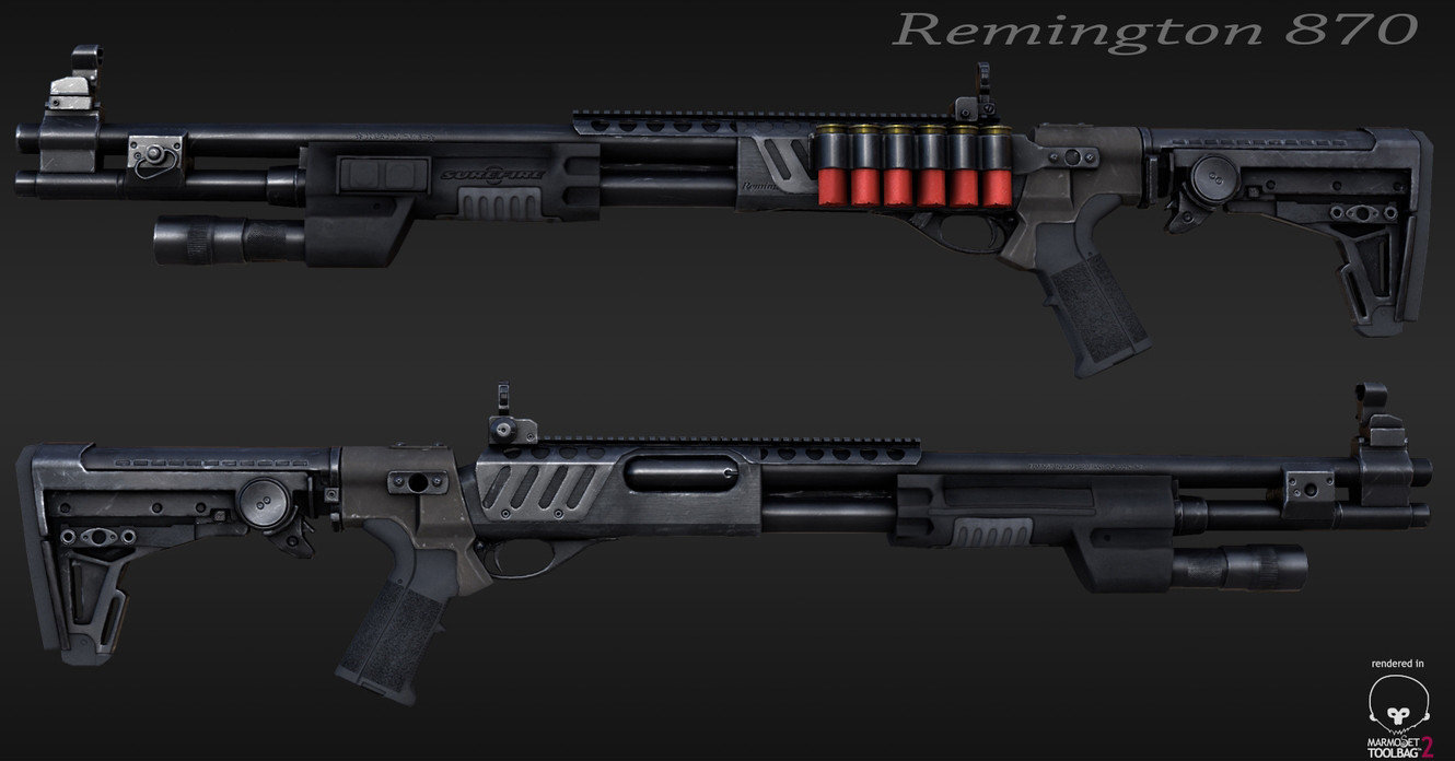 ArtStation - Remington 870