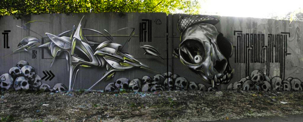 ArtStation - Skull Crazy-Wall