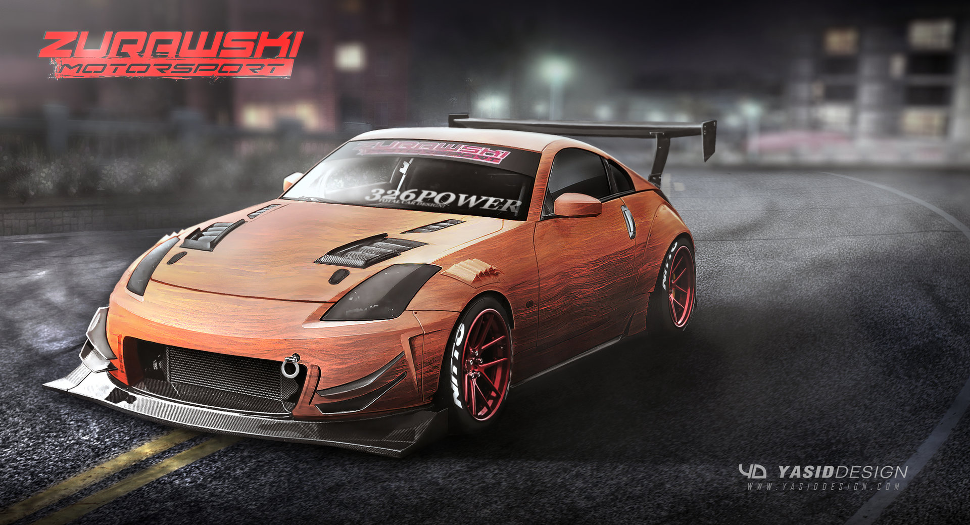 Custom Nissan 350z Drift Car
