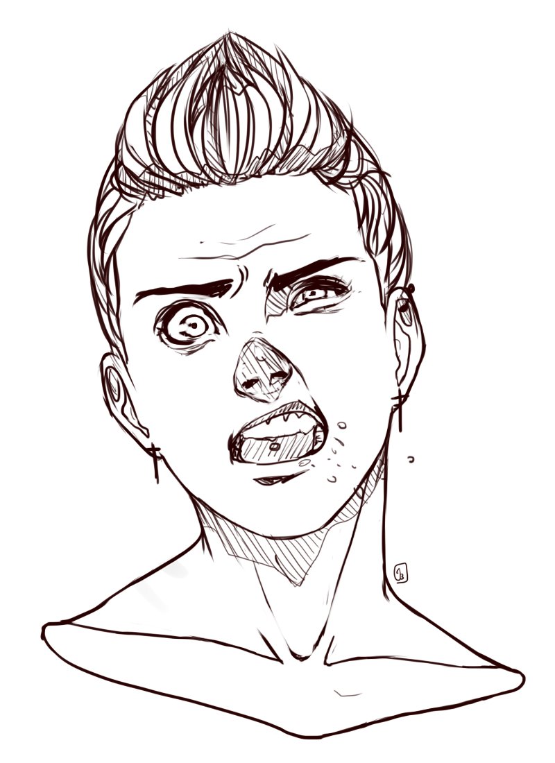 ArtStation - Head-Shot Sketch 3