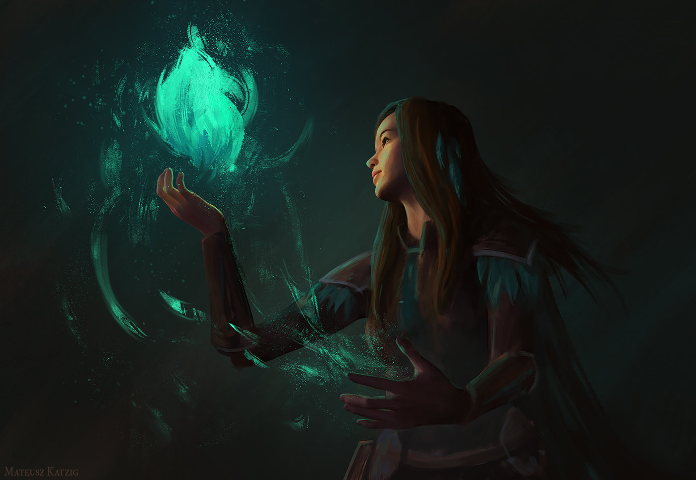 ArtStation - Spell casting sorcerer