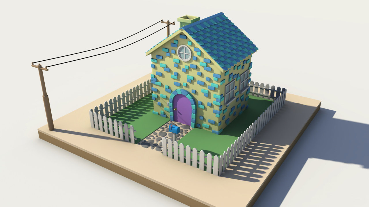 ArtStation - Cartoon House