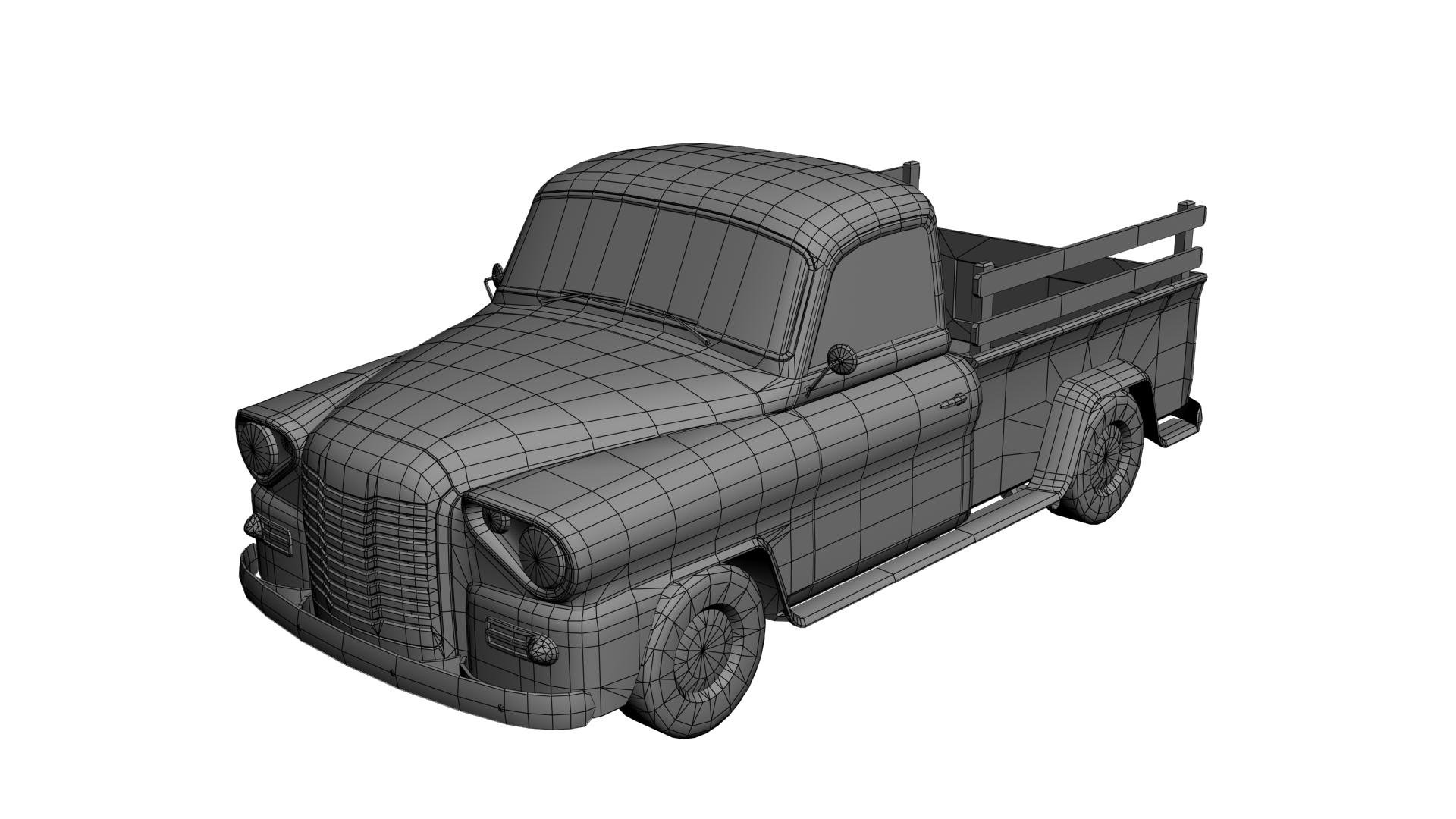 ArtStation - Pick Up Truck Front