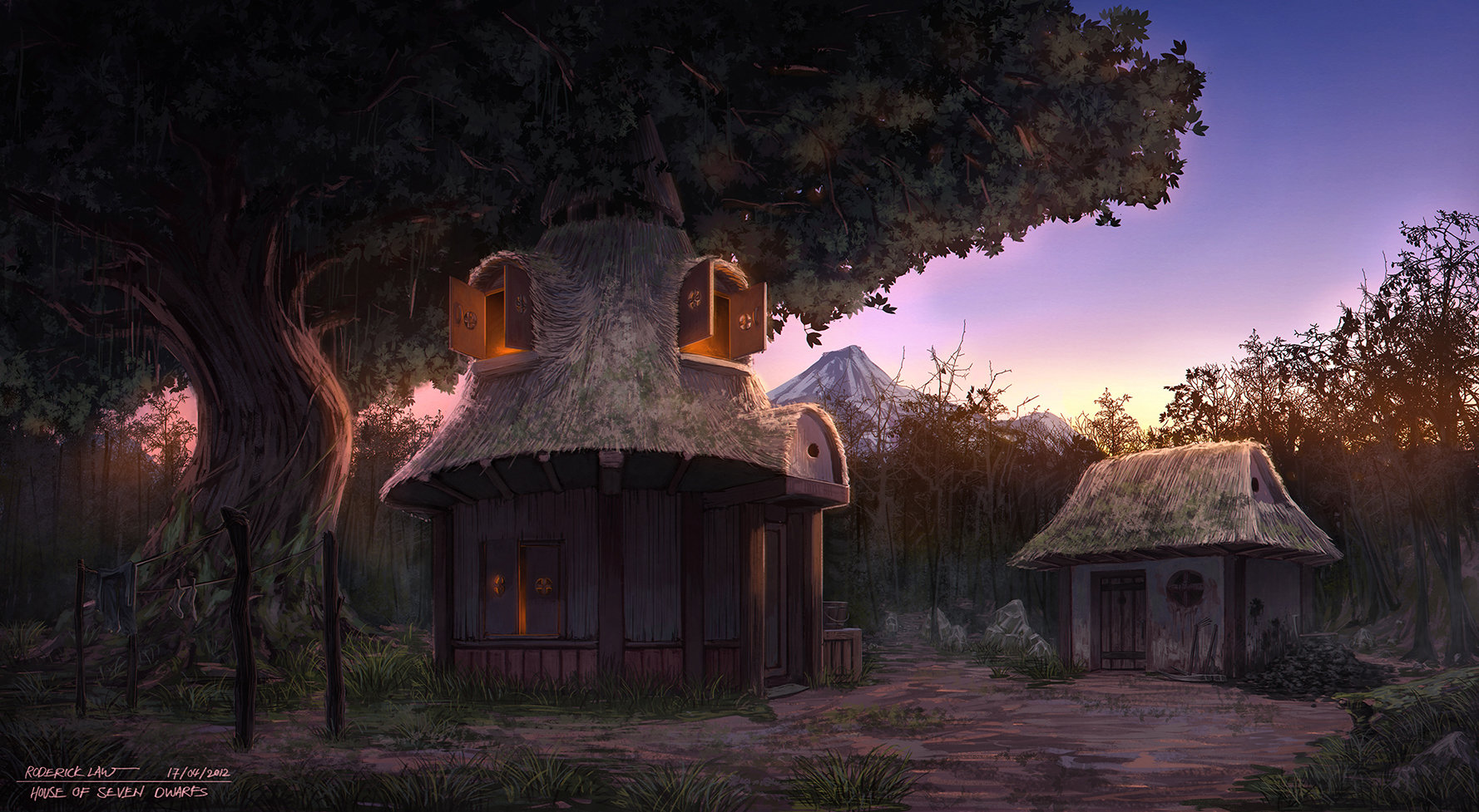 ArtStation - seven dwarfs house