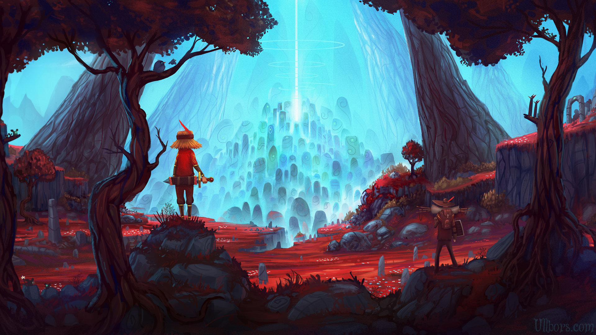 ArtStation - The Meeting place approaches