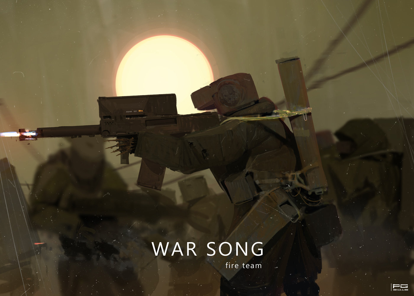 ArtStation - War Song - fire team