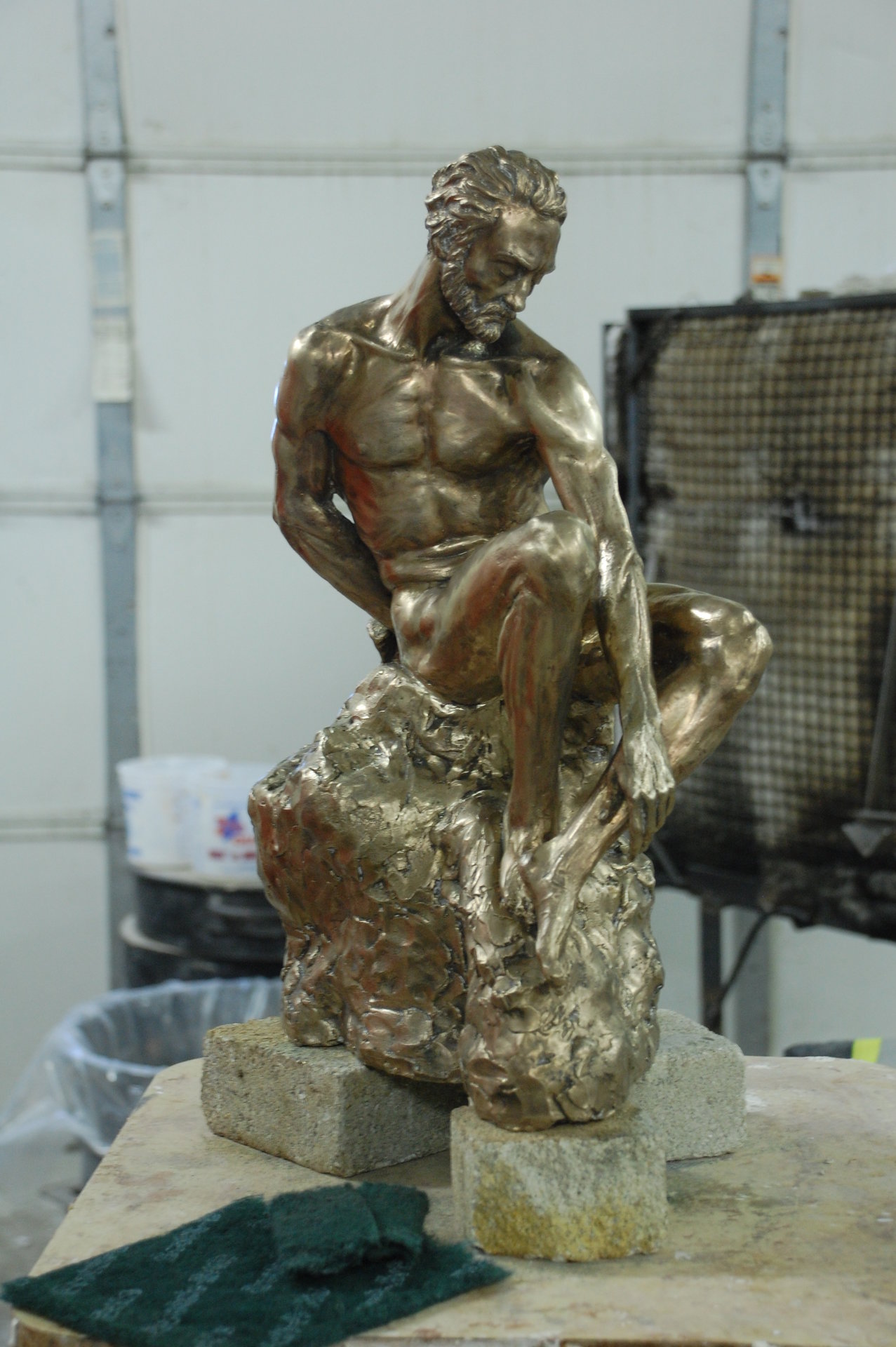 Daniel Peteuil - Sitting Man