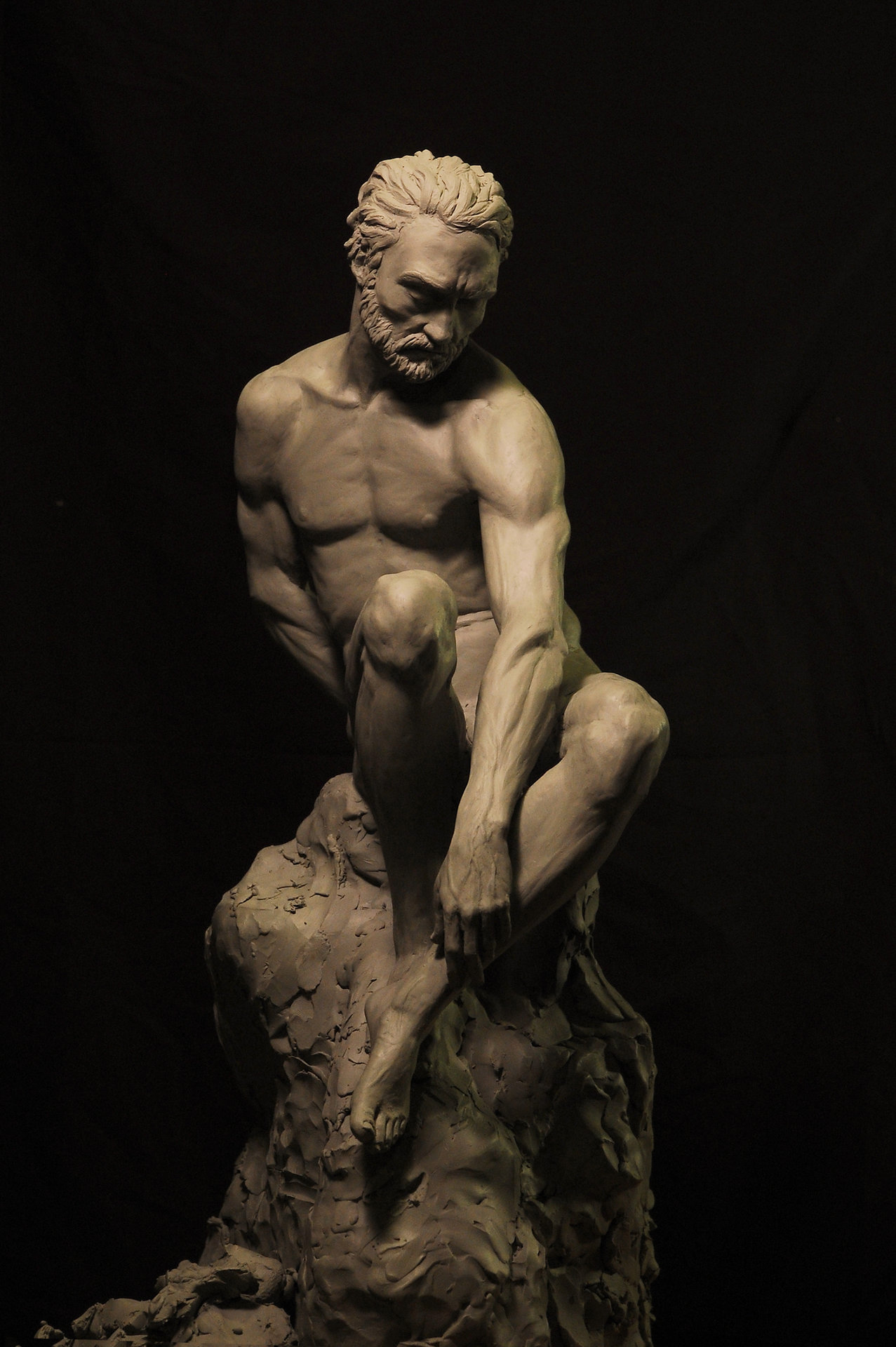 Daniel Peteuil - Sitting Man