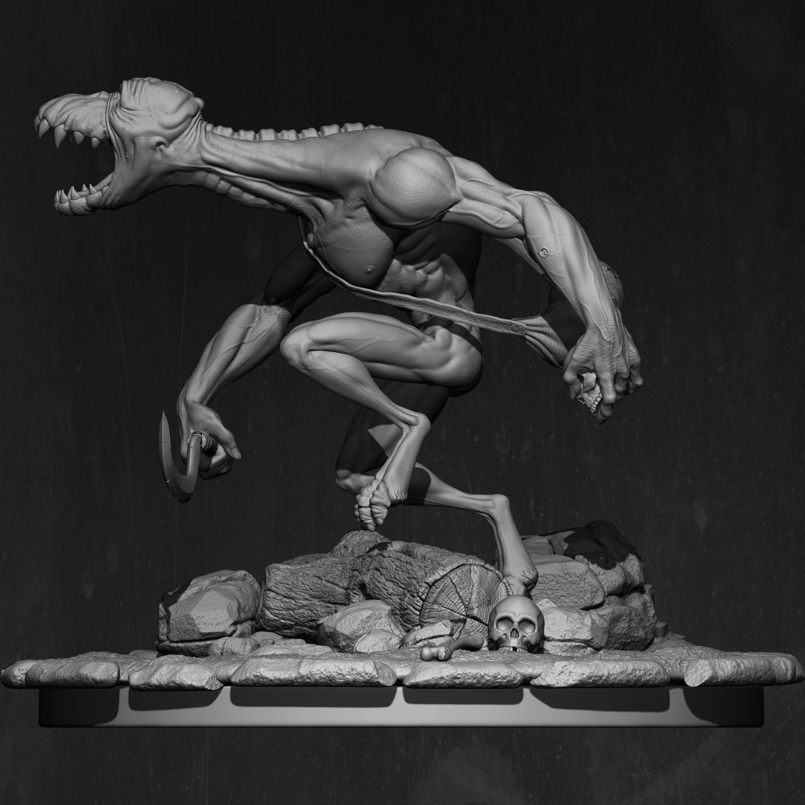Fabio Di Castro - Fan Art - Ghoul - From Myth: The Fallen Lords