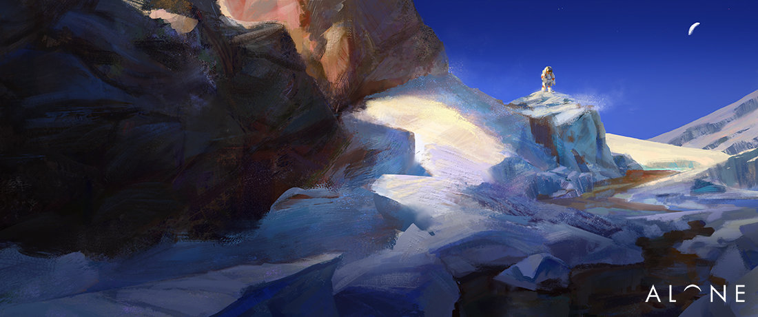 ArtStation - Snow Space like home