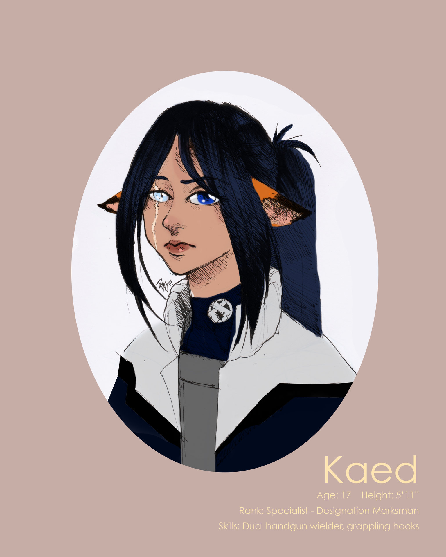 ArtStation - Character Design: Kaed