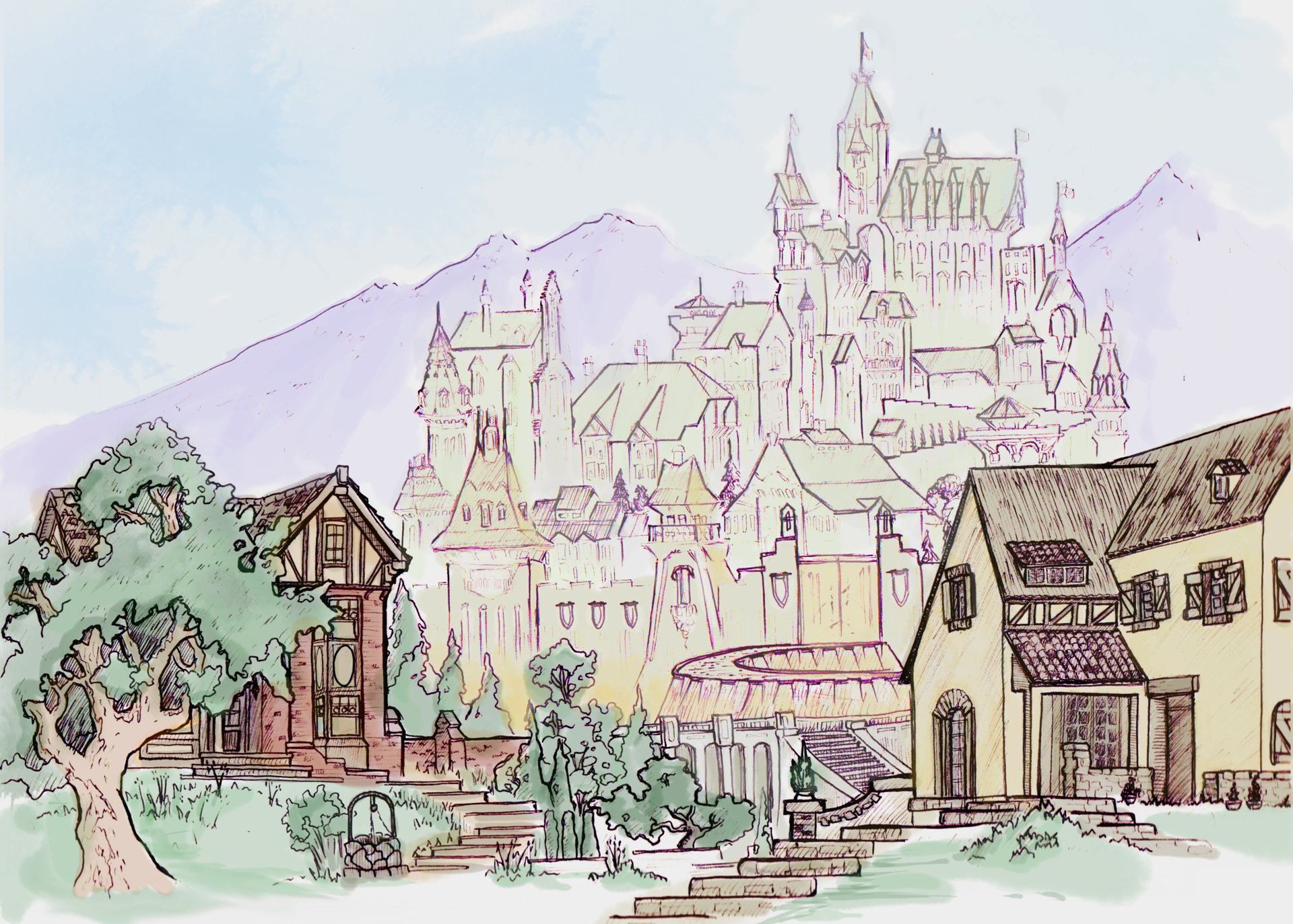 ArtStation - Medieval Environment Color